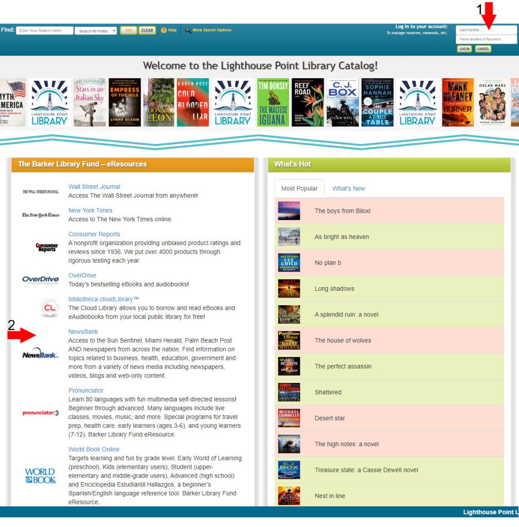 Newsbank Access – Lighthouse Point Library